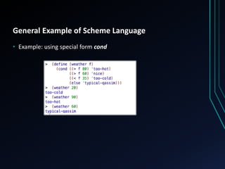 Scheme Programming Language | PPT