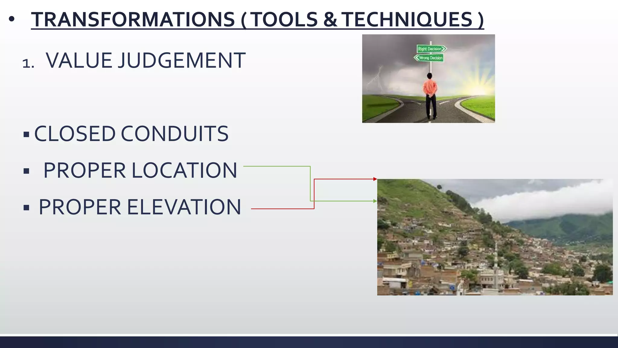 Scheme for the construction of water channels | PPTX