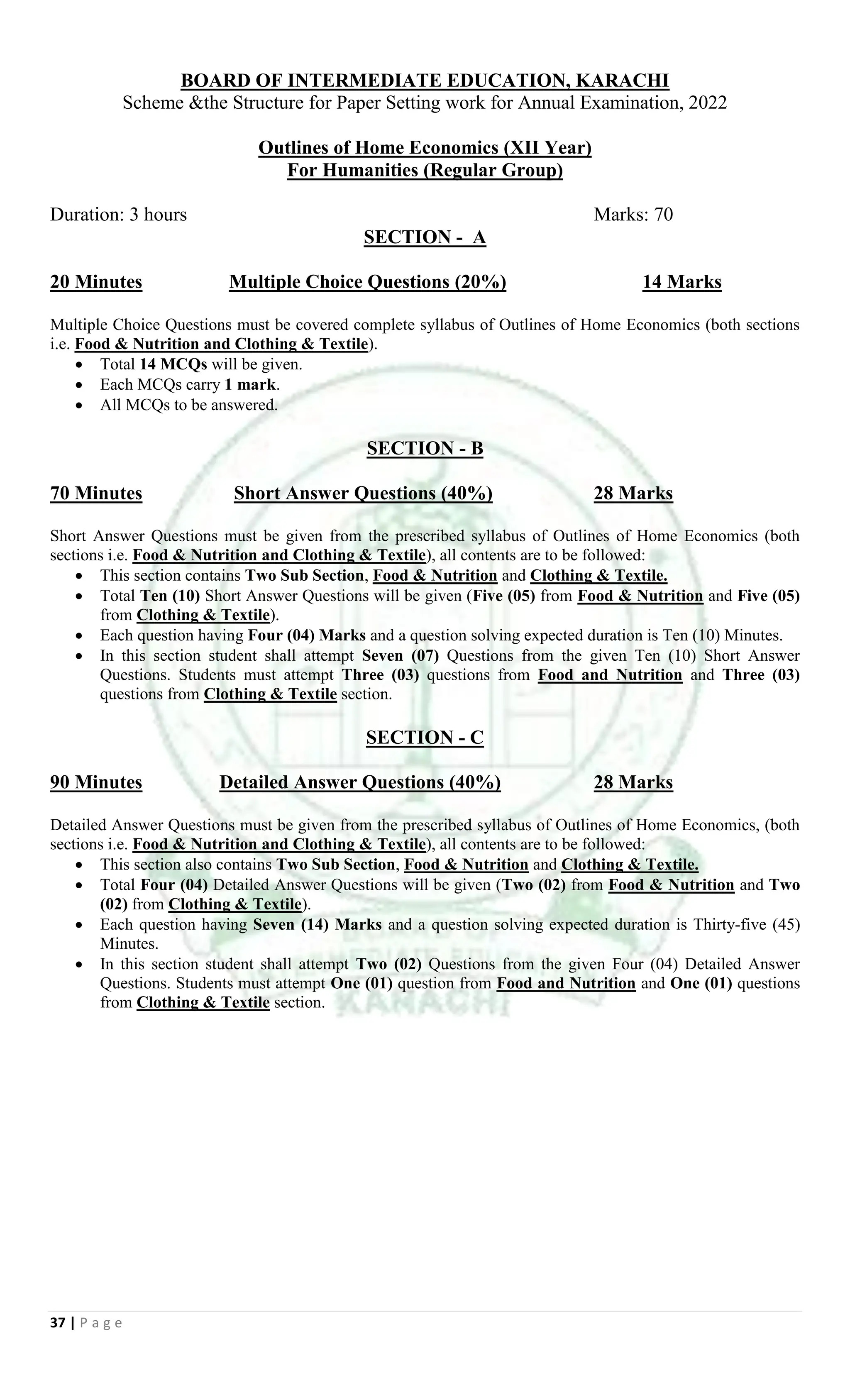 Scheme & Model Papers 2023.pdf education | PDF
