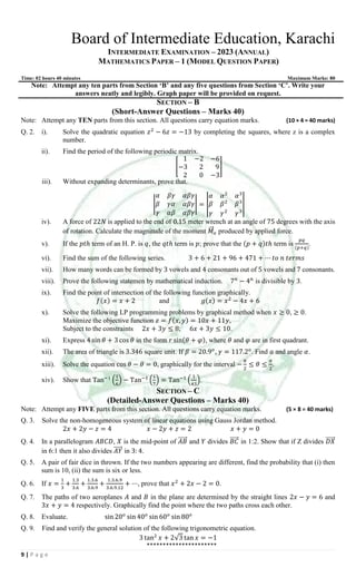 Scheme & Model Papers 2023.pdf education | PDF