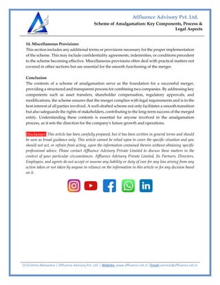 Scheme of Amalgamation- Key Components, Process & Legal Aspects.pdf