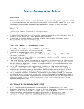 Scheme of apprenticeship training | DOCX