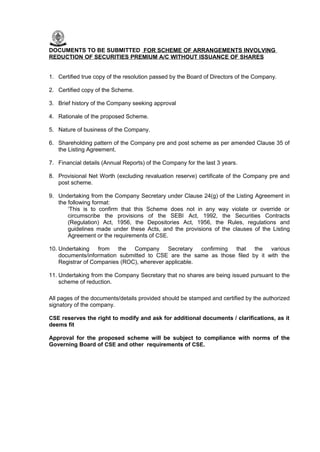 Scheme of arrangement | PDF