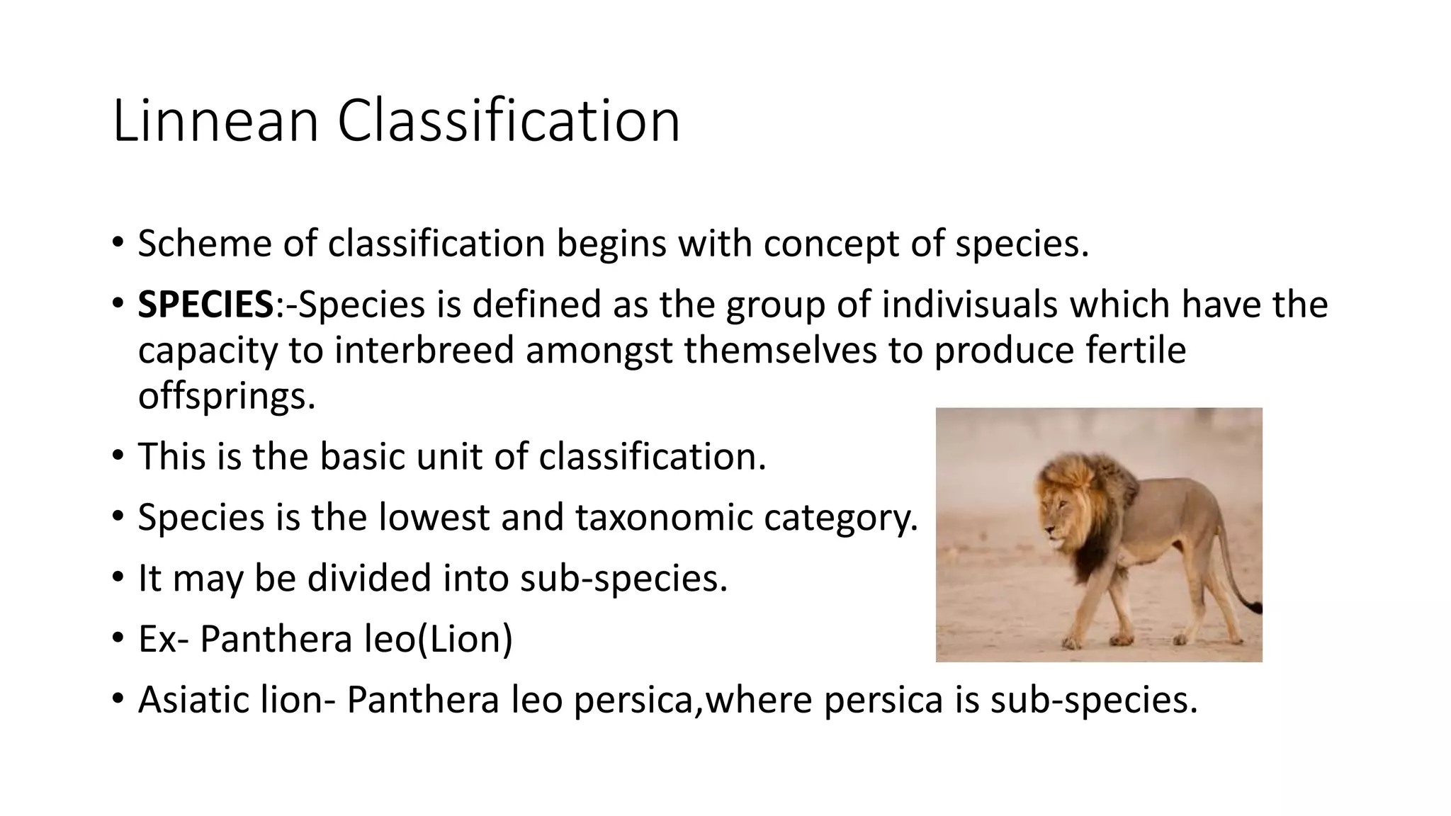 Scheme of classification | PPTX
