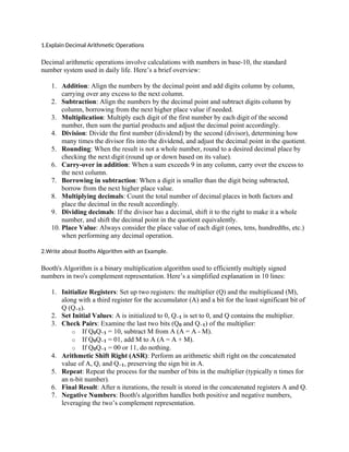 Scheme of Evaluation Computer organization | PDF