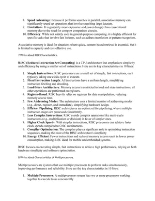 Scheme of Evaluation Computer organization | PDF