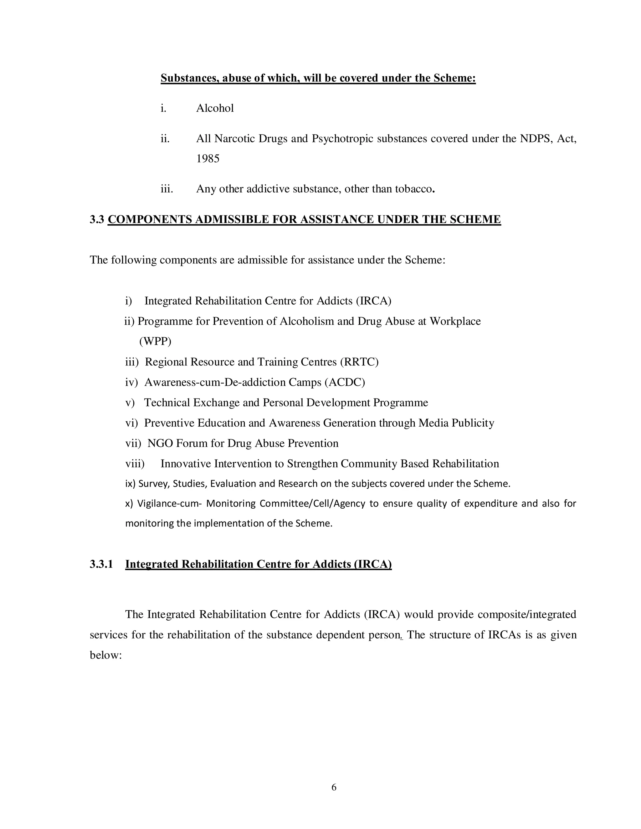 SCHEME OF PREVENTION OF ALCOHOLISM AND SUBSTANCE (DRUG) ABUSE, 2015 | PDF