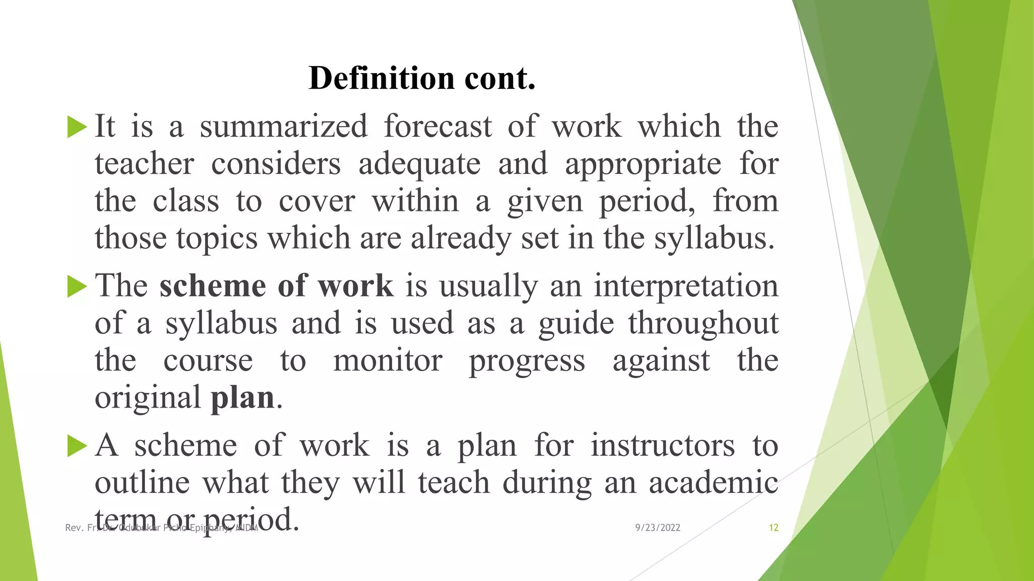 SCHEME OF WORK PREPARATION.pptx