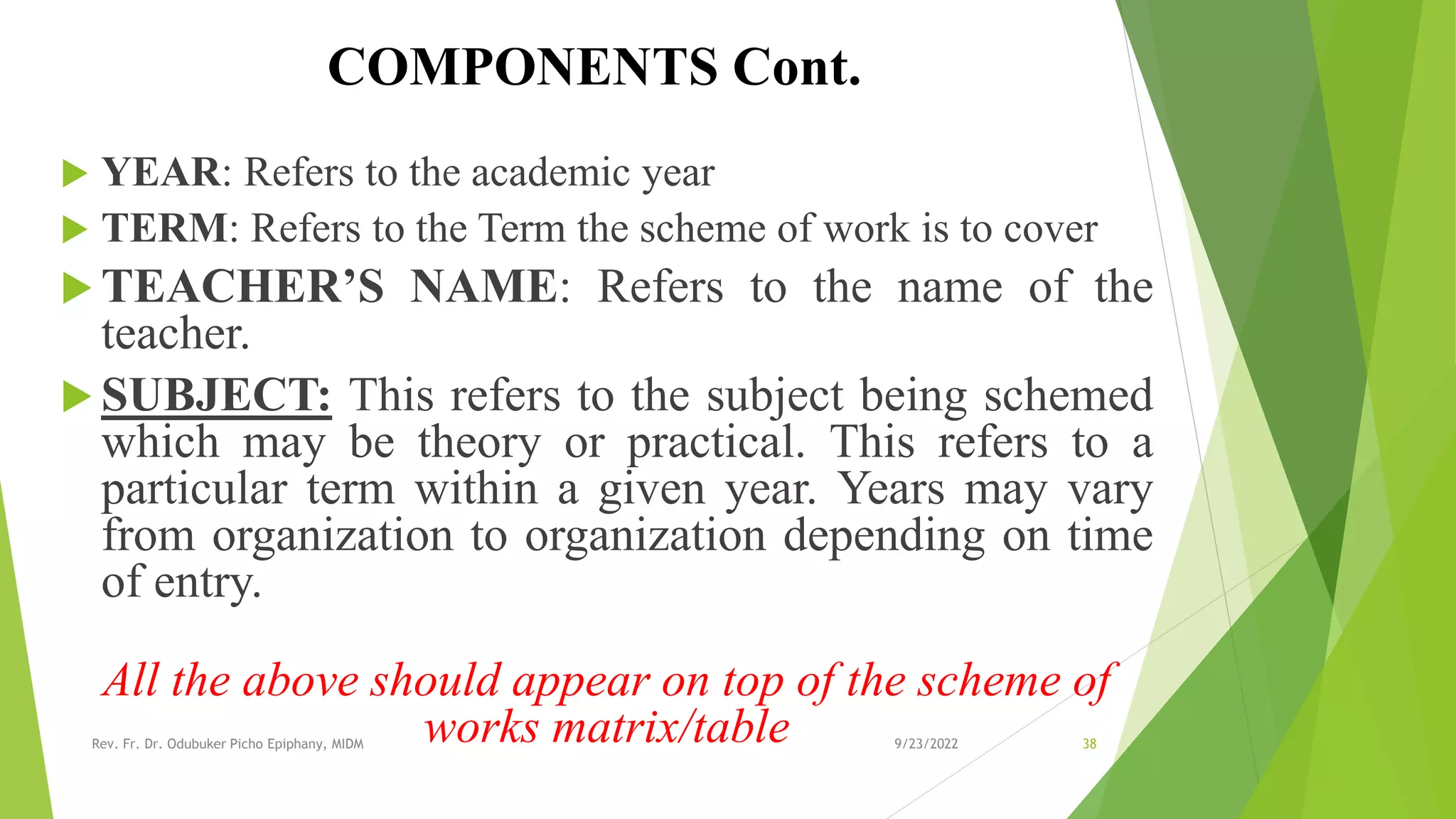 SCHEME OF WORK PREPARATION.pptx