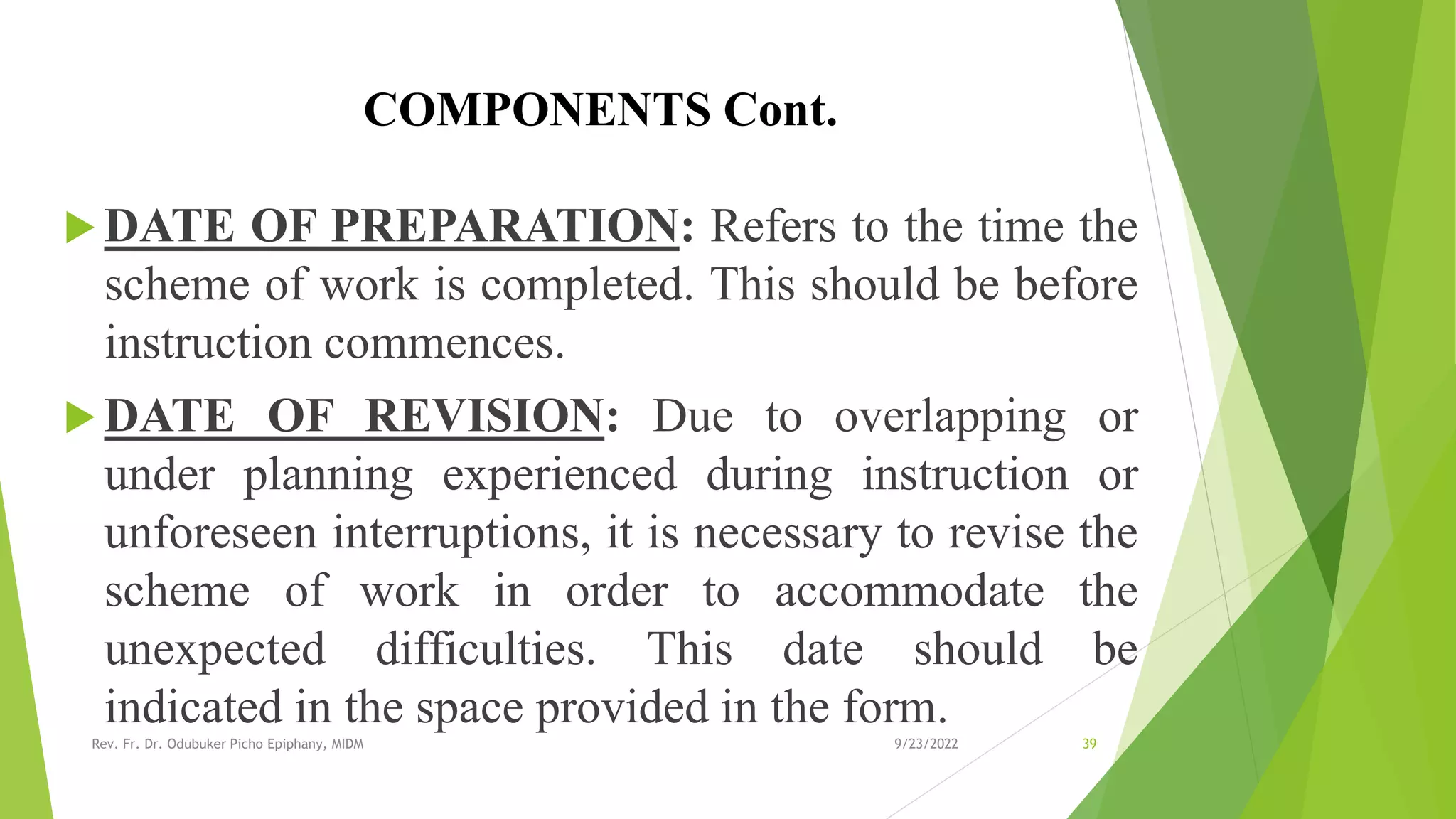 SCHEME OF WORK PREPARATION.pptx
