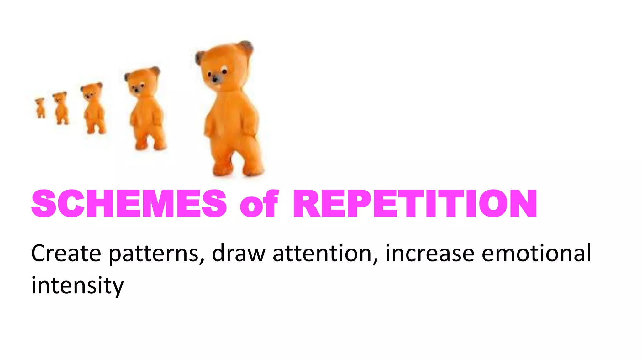 Schemes in Sentences and Their Rhetorical Effects | PPTX