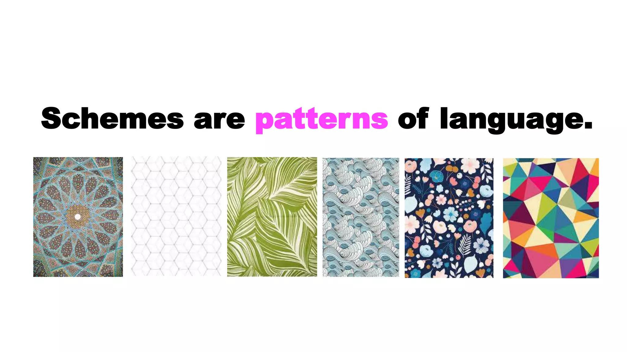 Schemes in Sentences and Their Rhetorical Effects | PPTX