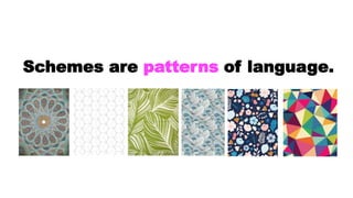 Schemes in Sentences and Their Rhetorical Effects | PPTX