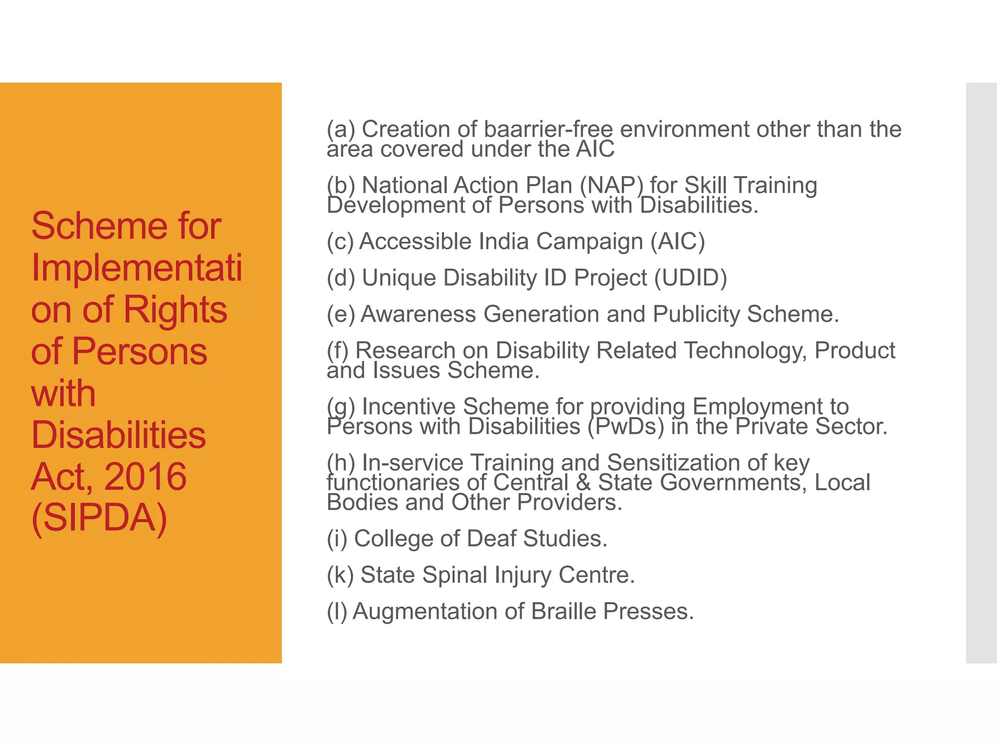 Schemes and Benefits for Persons with Disabilities (Divyangjan).ppsx