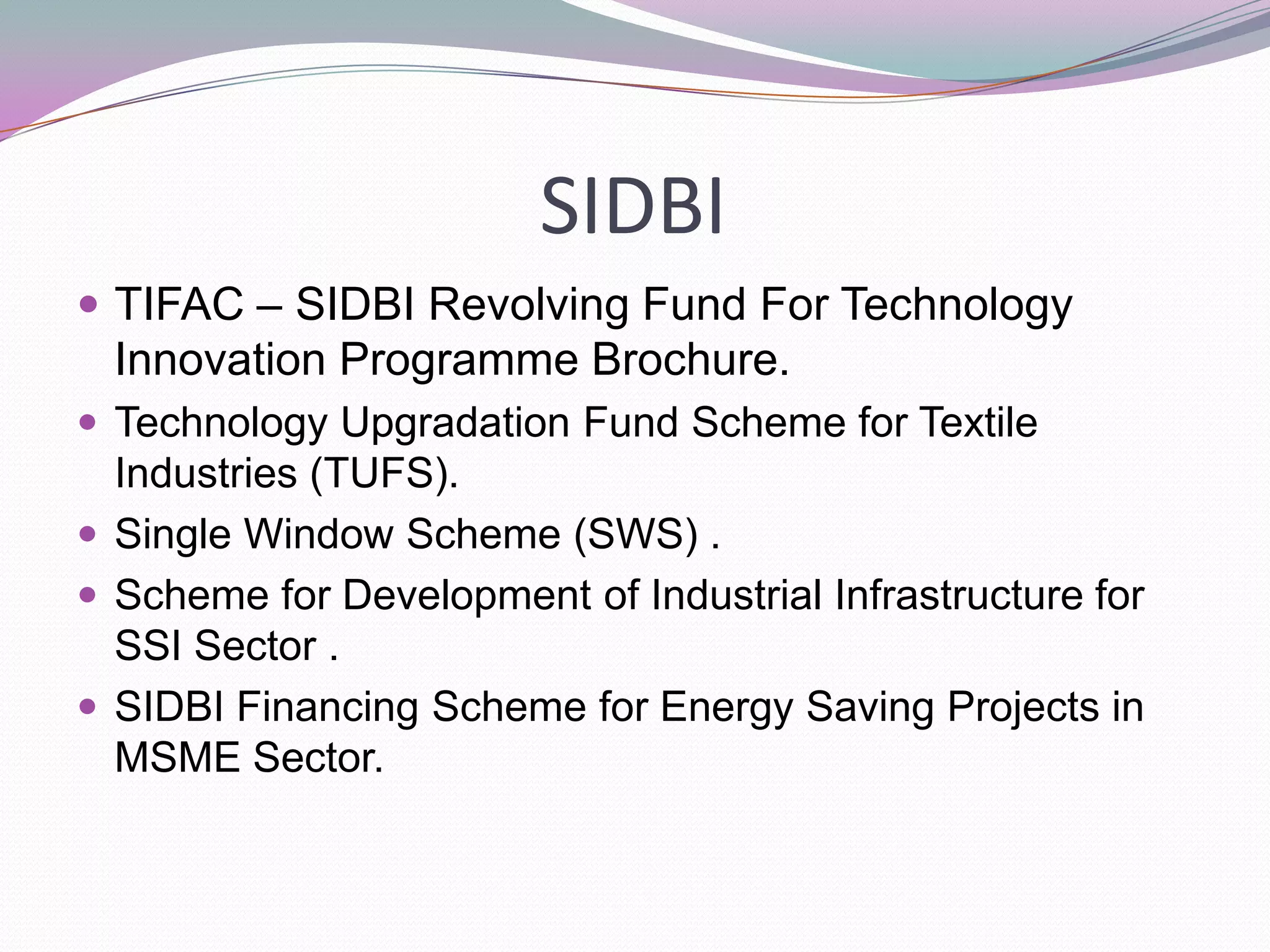 Schemes offered by commercial banks | PPTX