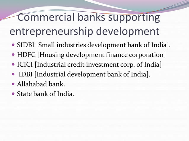 Schemes offered by commercial banks | PPTX