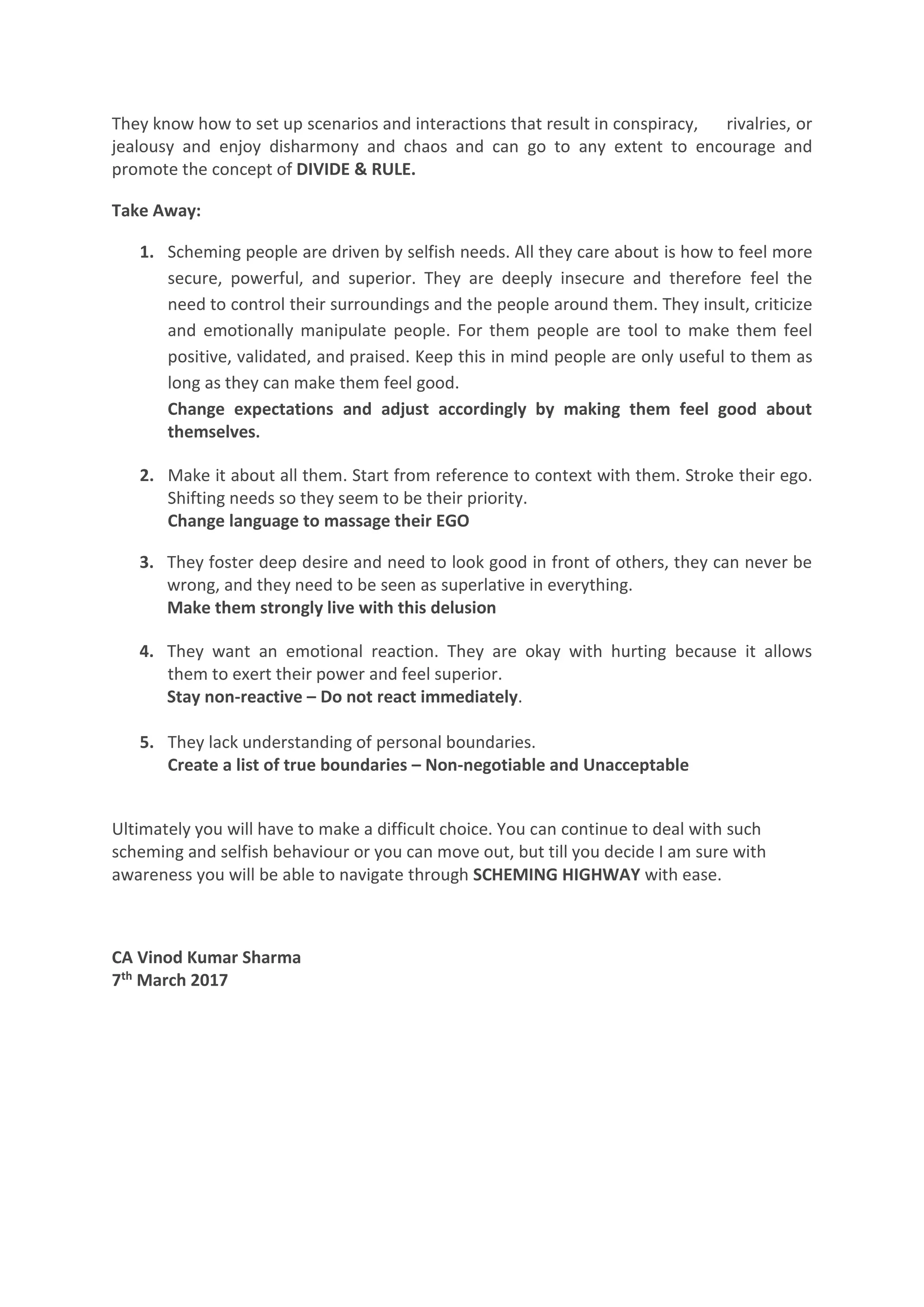 Scheming highway games people play | PDF