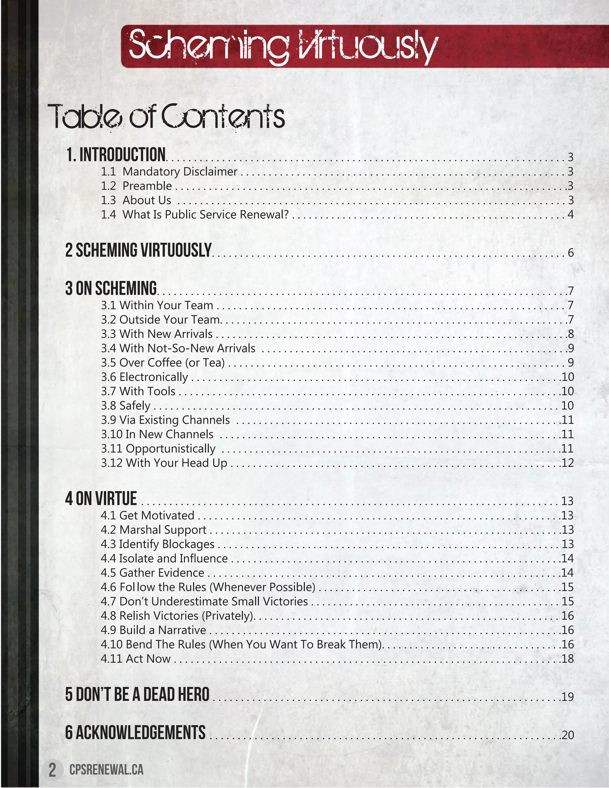 Scheming Virtuously | PDF