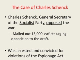 Schenck v. United States
