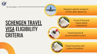 Schengen Travel Visa Requirements: A Simplified Guide | PDF