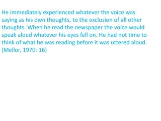 Schenider first rank symptoms | PPTX