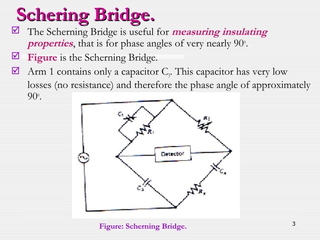 Schering bridge | PPT | Physics | Science