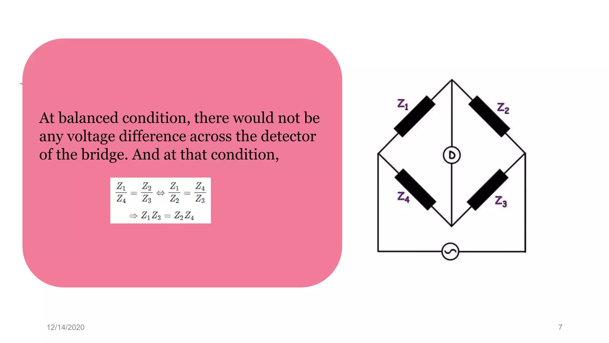 Schering bridge and its derivation | PPTX