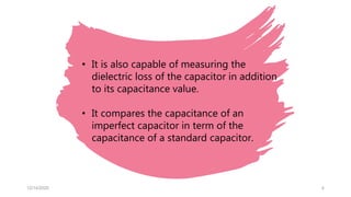 Schering bridge and its derivation | PPTX
