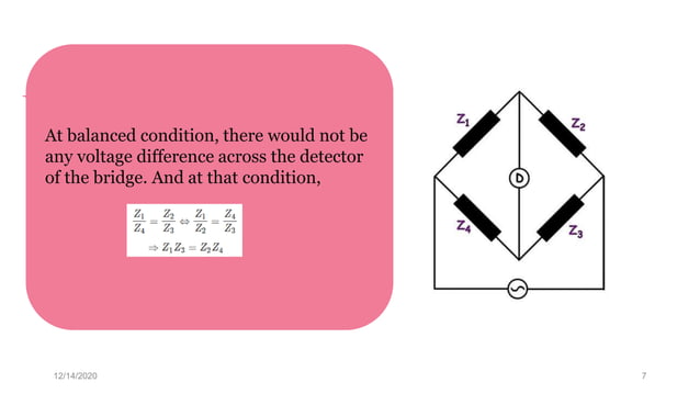 Schering bridge and its derivation | PPTX | Physics | Science