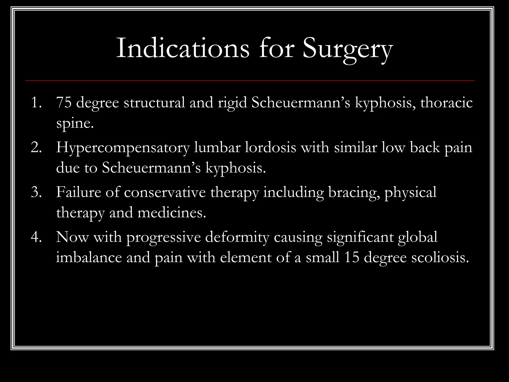 Case Review #9: 19 year old female with Scheuermann's Disease | PPT