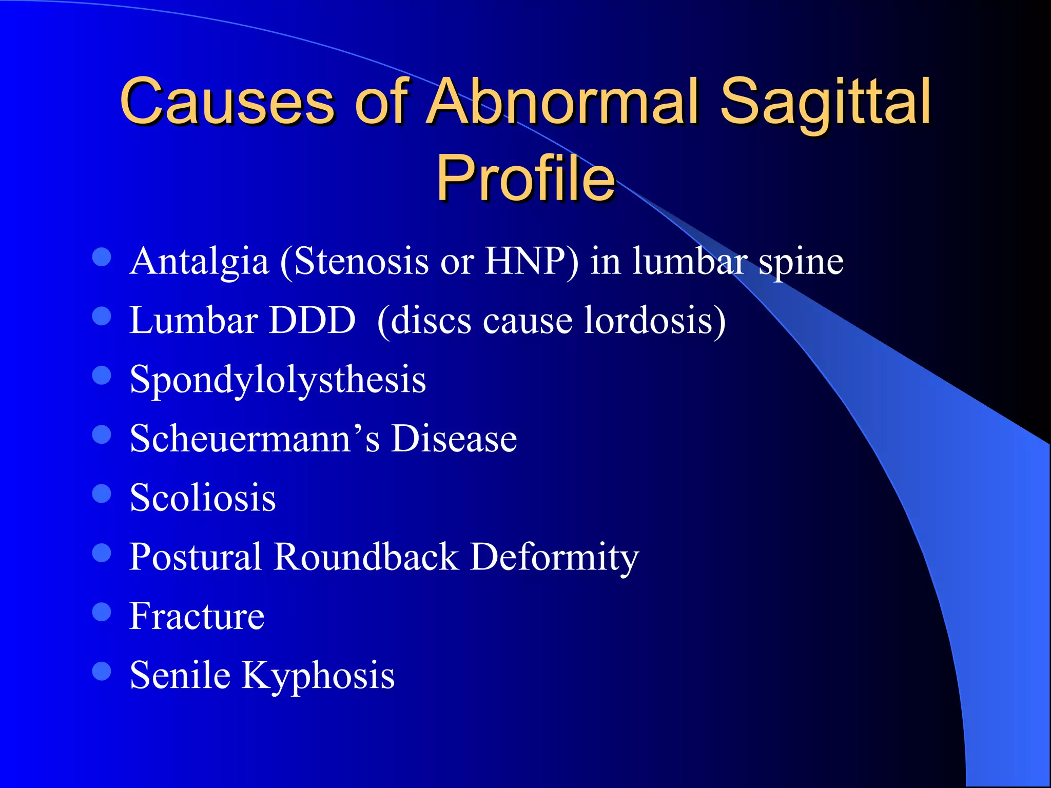 Scheuermann’s disease | sagittal plane deformity | curvature of the ...
