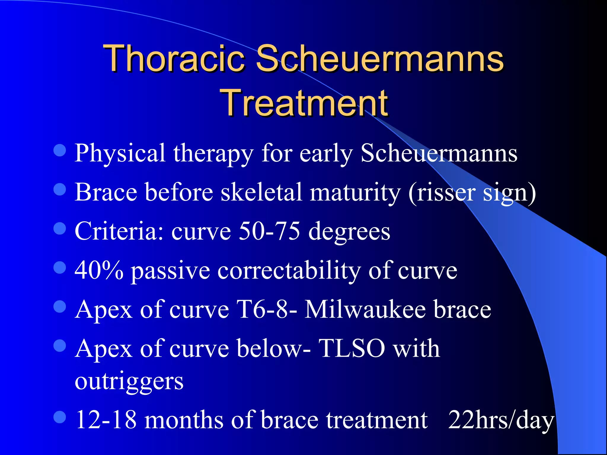 Scheuermann’s disease | sagittal plane deformity | curvature of the ...