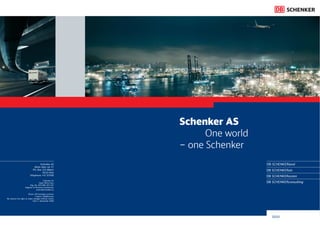 Schenker AS productinformation | PDF