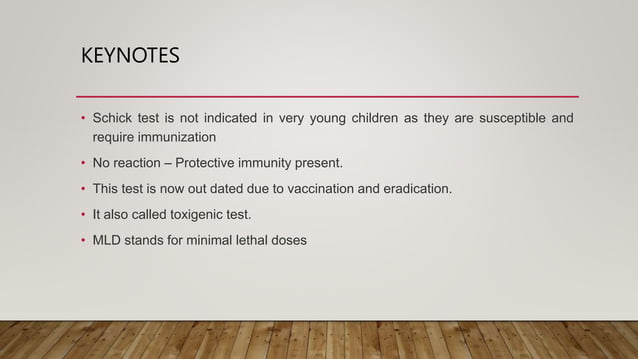 schick test diagnostic tests pharm D microbiology | PPTX