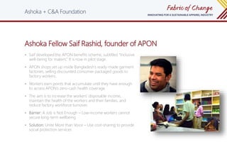 A look at “Fabric of Change” – initiatives to transform the apparel ...