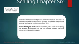 Schiling chapter porter's five force model | PPT