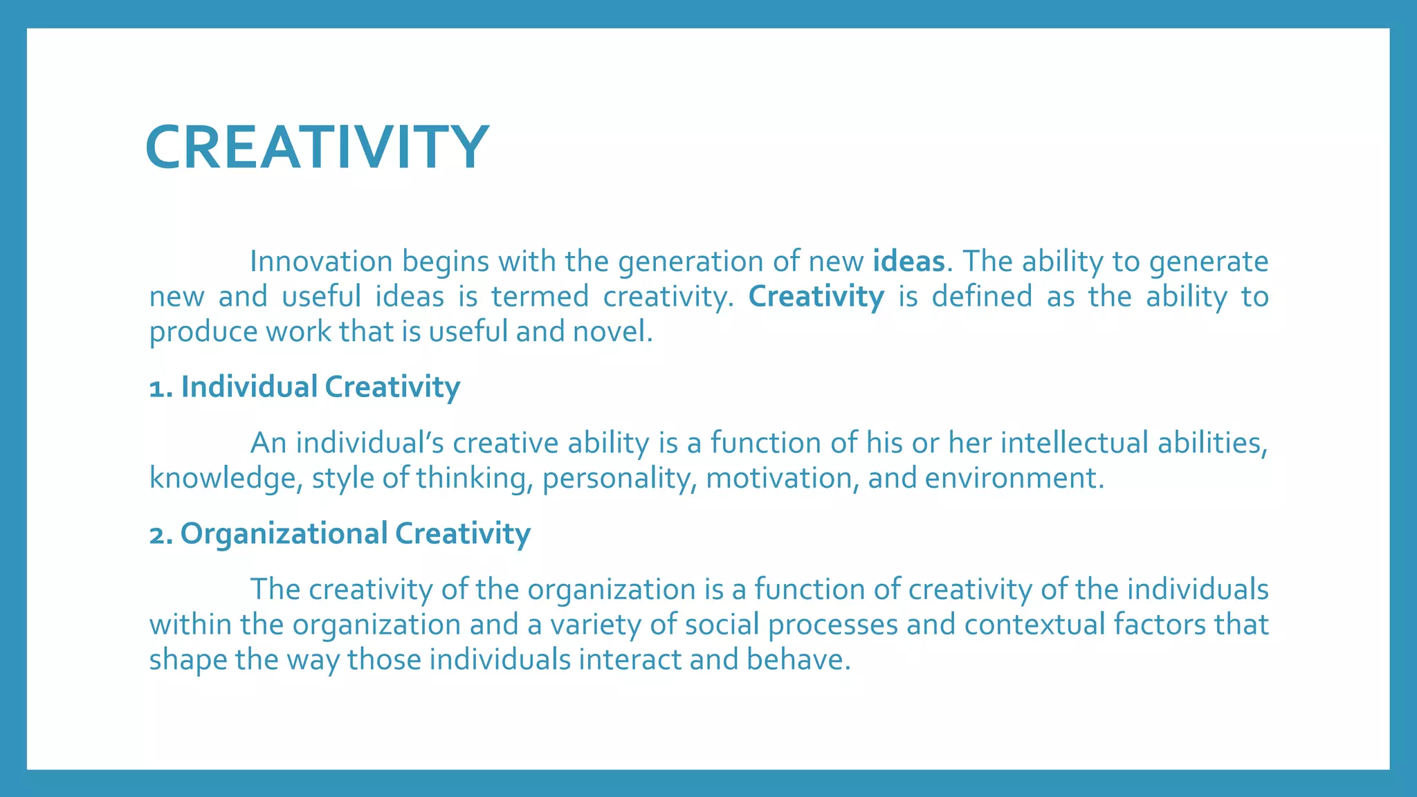 Schilling 2017 chapter two ( Sources of innovation ) | PPTX