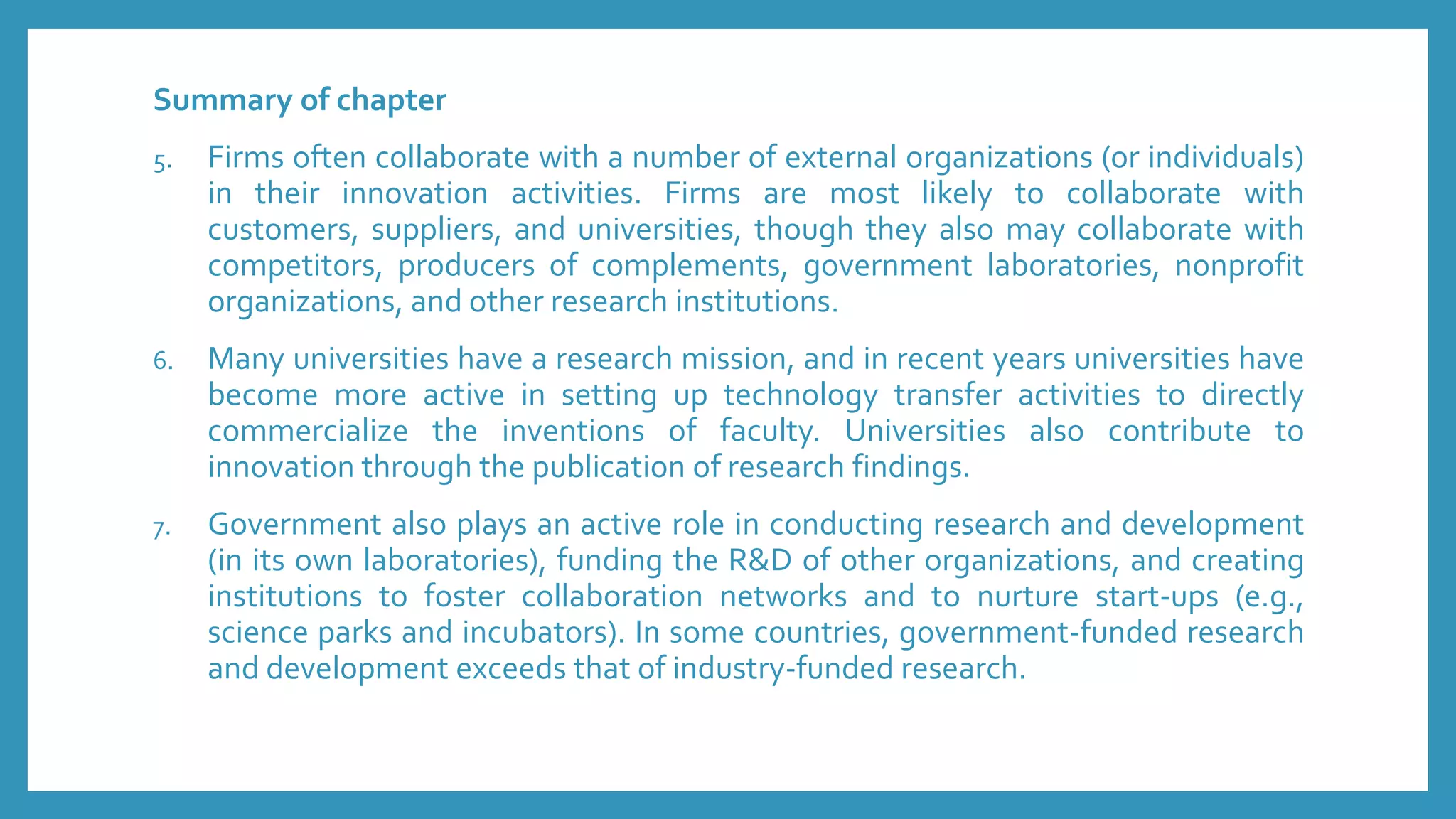 Schilling 2017 chapter two ( Sources of innovation ) | PPTX