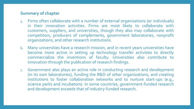 Schilling 2017 chapter two ( Sources of innovation ) | PPTX | Business | Business and Finance