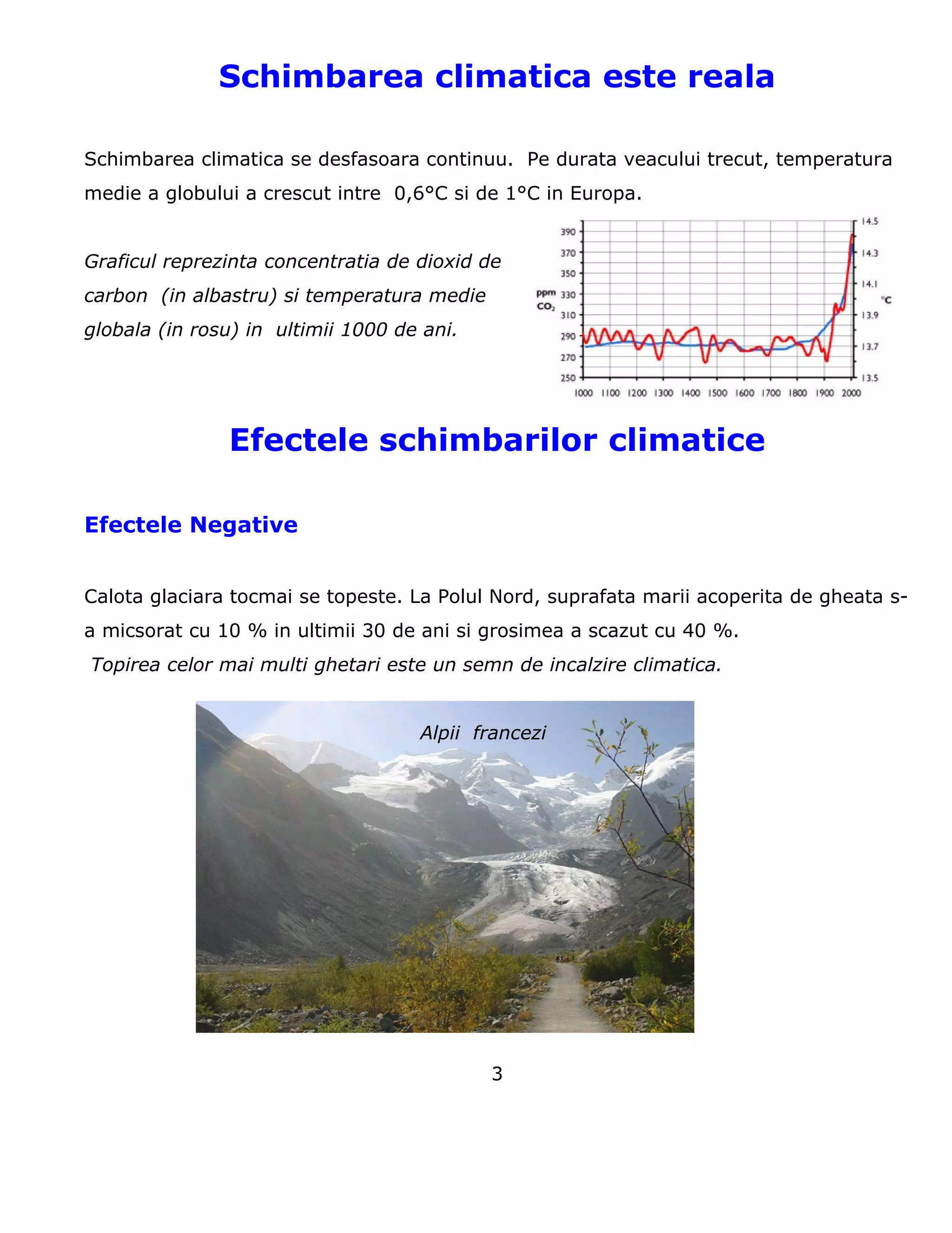Schimbari Climatice | DOC