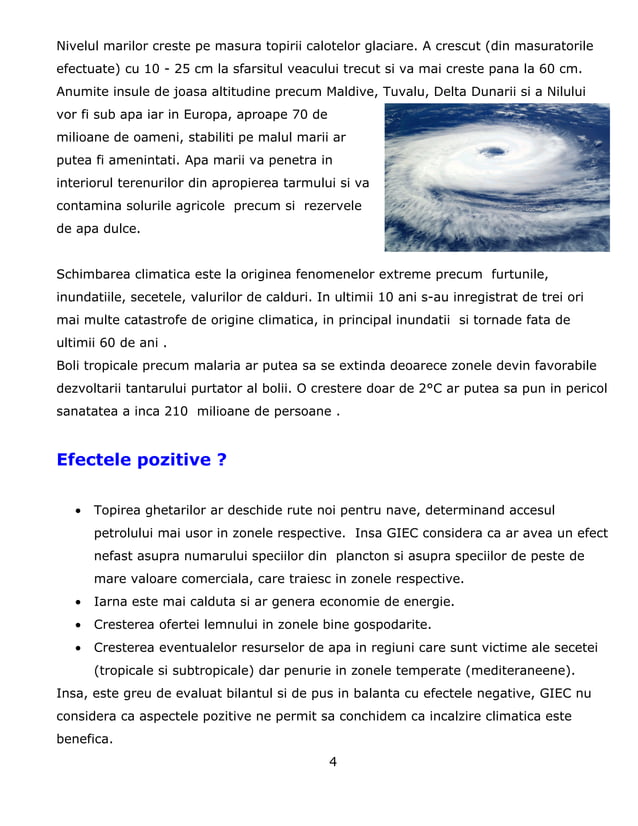 Schimbari Climatice | DOC