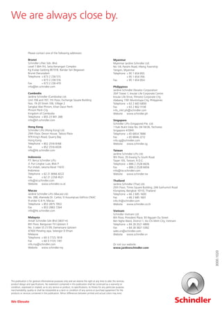Catalog thang máy Schindler 3000 | PDF