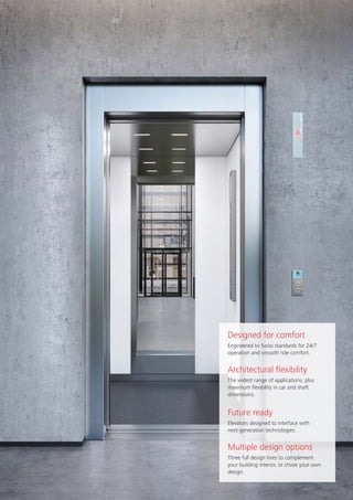 Catalog thang máy Schindler 3000 | PDF