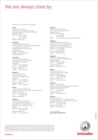Catalog thang máy Schindler 5000 | PDF