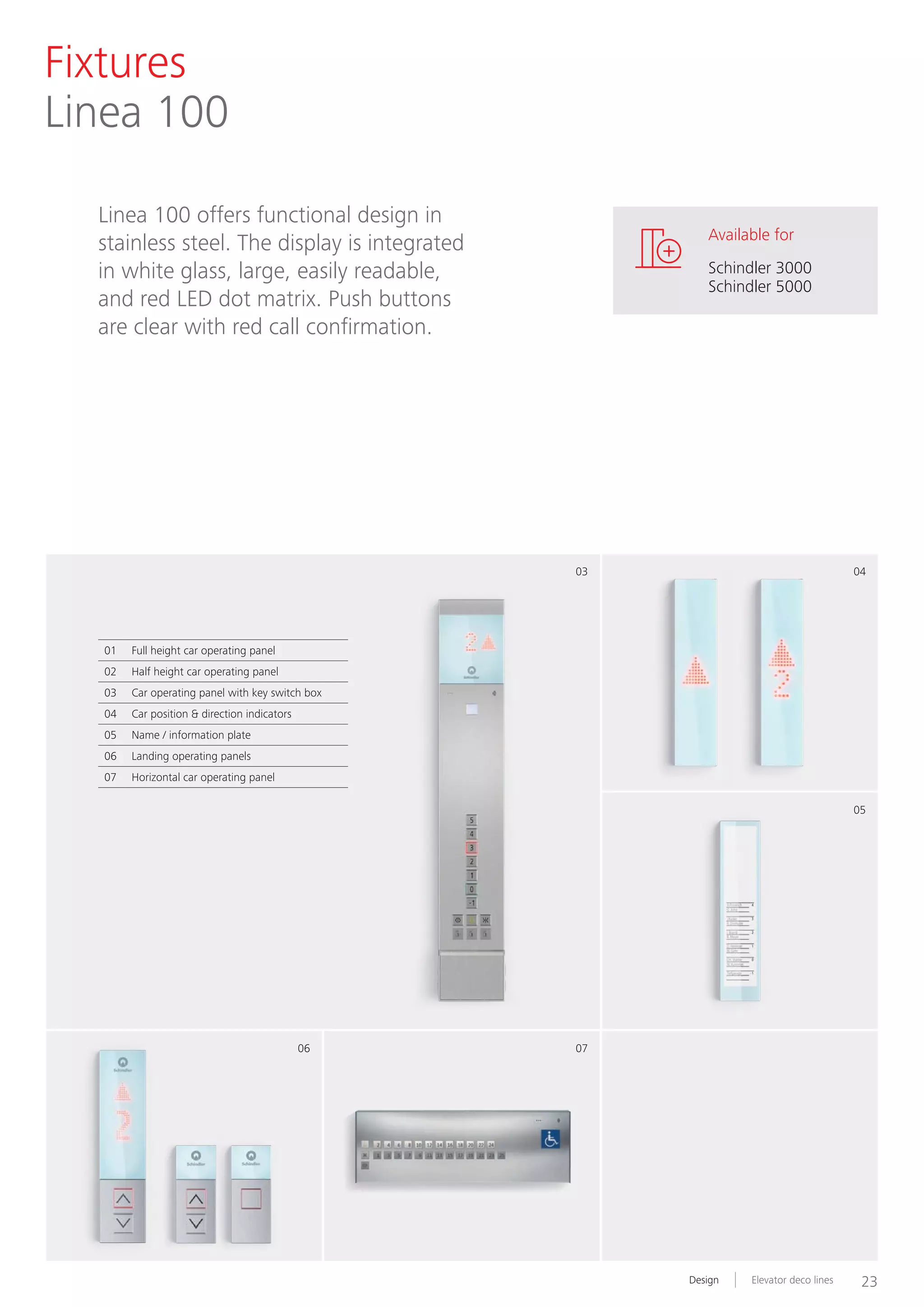 Catalog thiết kế cabin thang máy Schindler | PDF