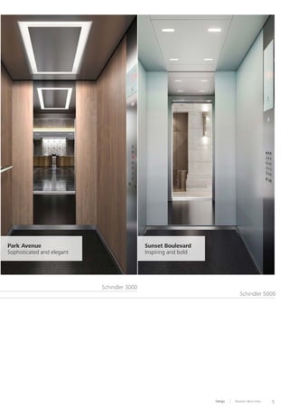 Catalog thiết kế cabin thang máy Schindler | PDF