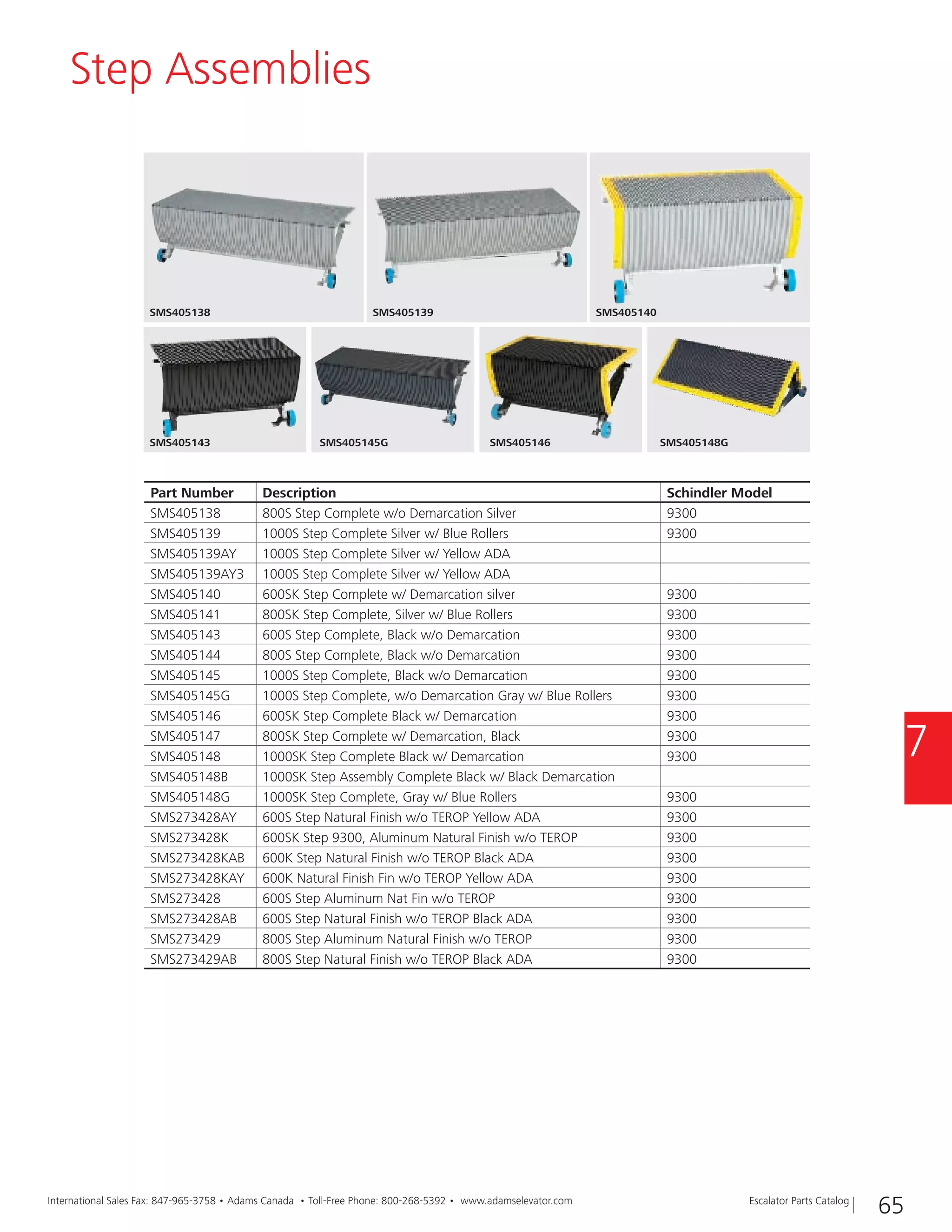Schindler part list, escalator, travelator, | PDF