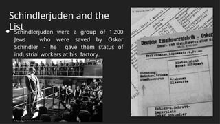 Schindler´s list a story, a memories, a scars that will nerver been ...
