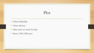 Schindler’s list in school | PPTX