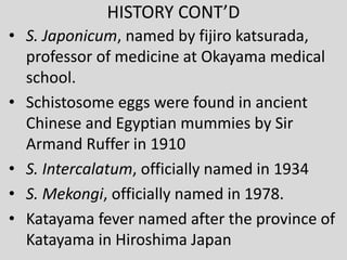 Neglected tropical diseases - Schistosomiasis (bilharzia) | PPTX